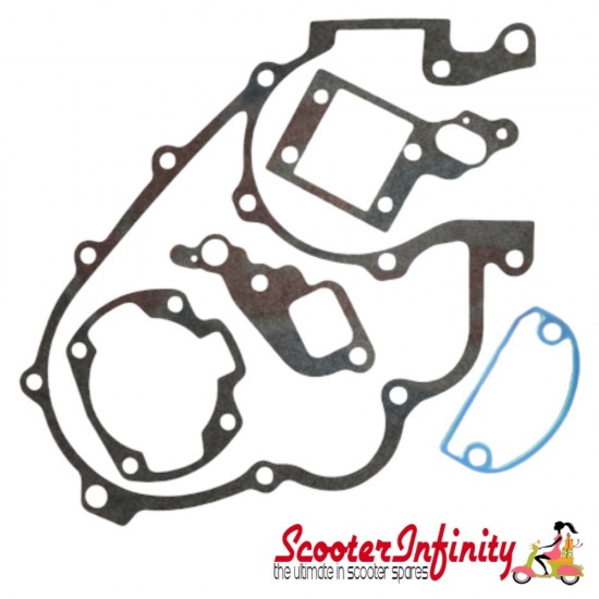 Gasket Set Engine (LML Reed Valve, With Oil Injection) (LML Star 125 ...