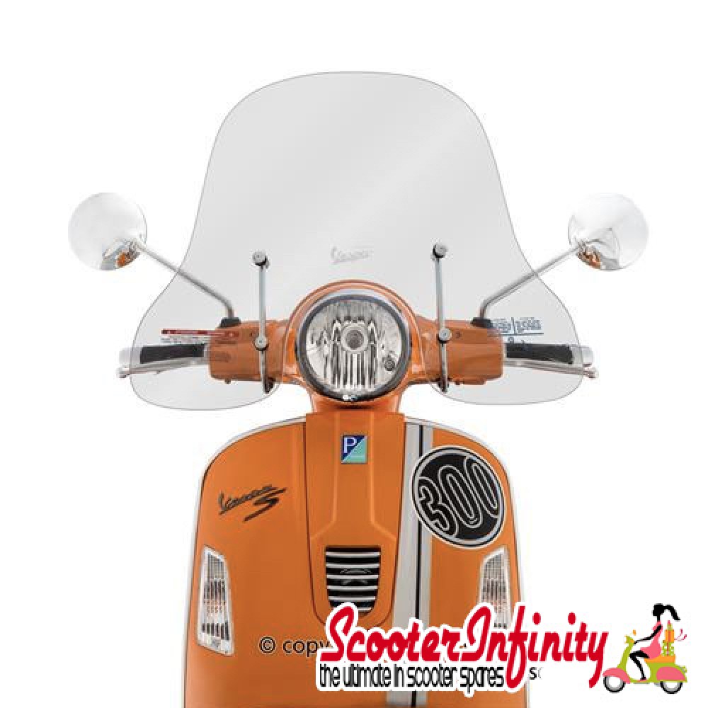 Flyscreen Windshield Genuine Piaggio Medium Vespa GTS/GTS Super/GT ...
