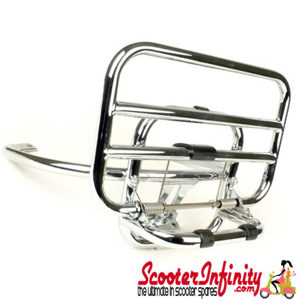 Carrier/Rack Rear Chrome Vespa GTS/GTS Super/GTV (Piaggio)