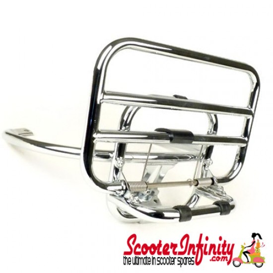 Carrier/Rack Rear Chrome Vespa GTS/GTS Super/GTV (Piaggio)