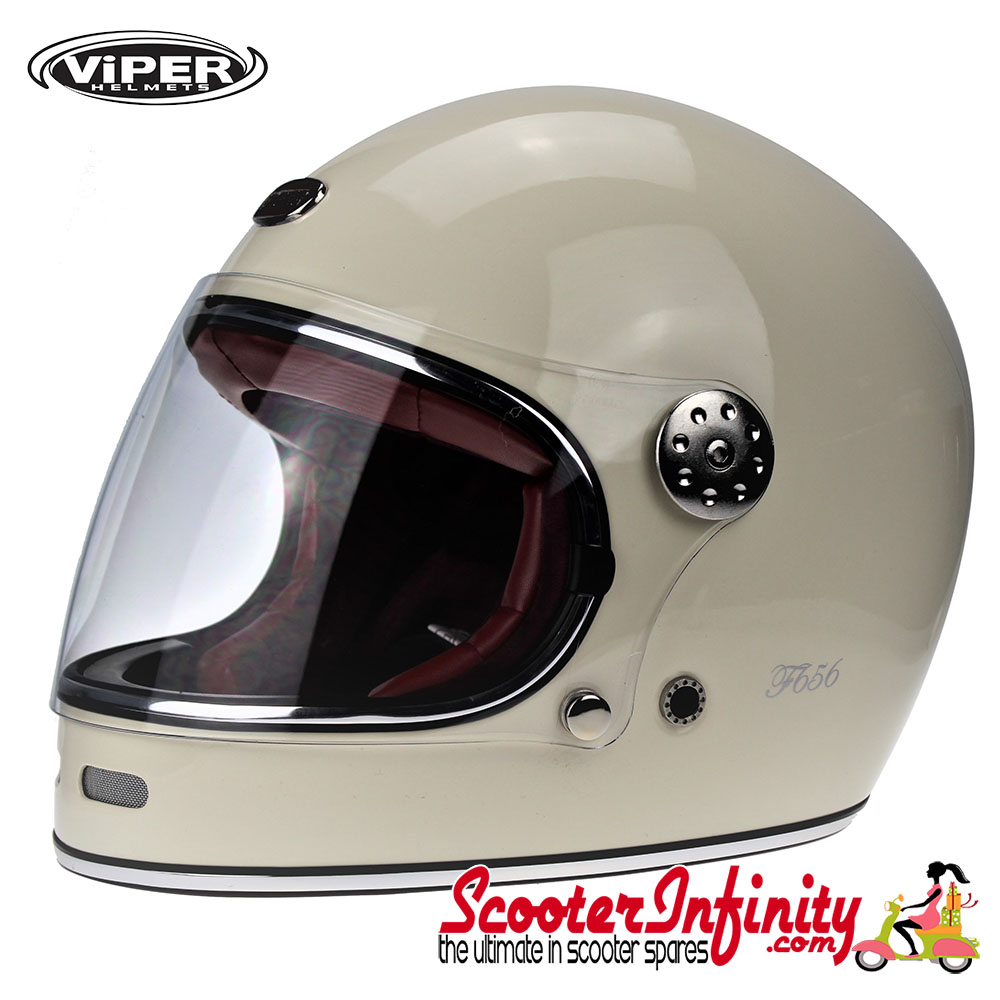 Helmet / VIPER F656 (Full Face - Cream)