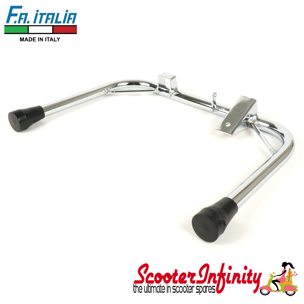 Stand (Centre - Chrome with Feet) (Vespa P, PX, T5)