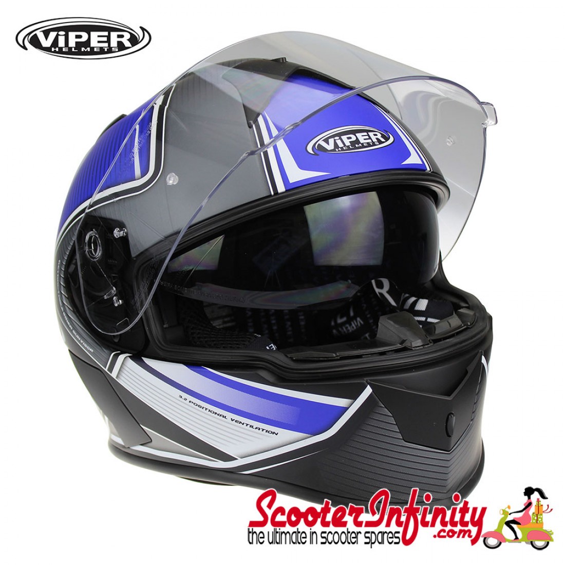 Helmet / VIPER RSV11 (Full Face - Blue)