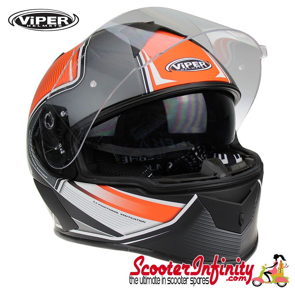 Helmet / VIPER RSV11 (Full Face - Orange)