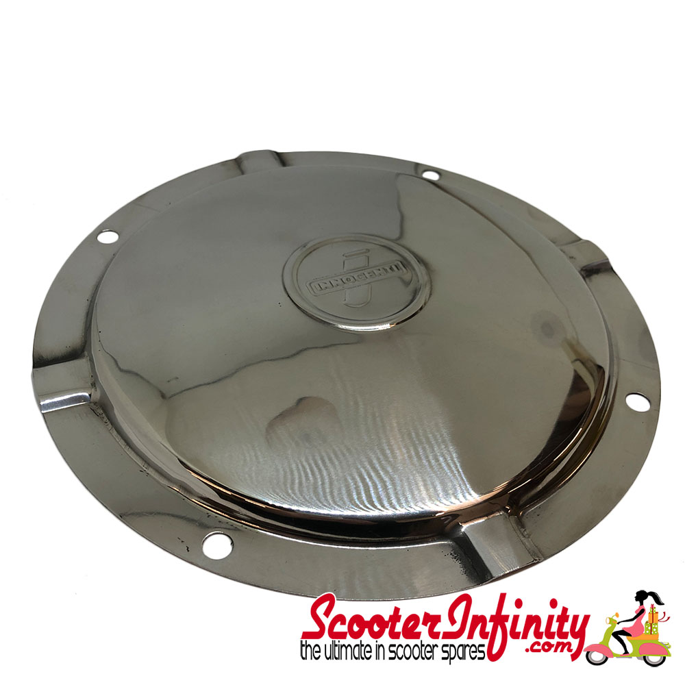 Spare Wheel Disc (Innocenti Emblem, Stainless Steel) (4 Hole Version ...