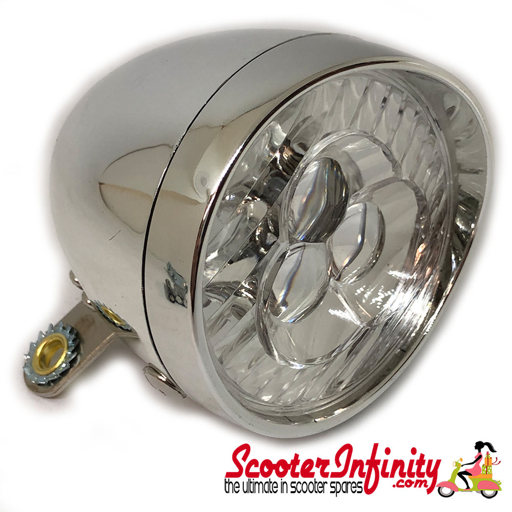 Spotlight / Spotlamp - Chrome Mod Style LED (Batterys Included) (70mm ...